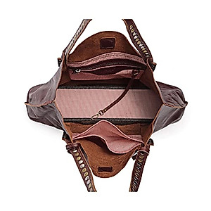 OLD TREND Genuine Leather Birch Tote Bag (Brown)