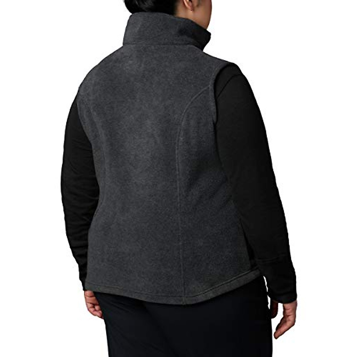 Columbia Women's Benton Springs Vest, Charcoal Heather, XX-Large