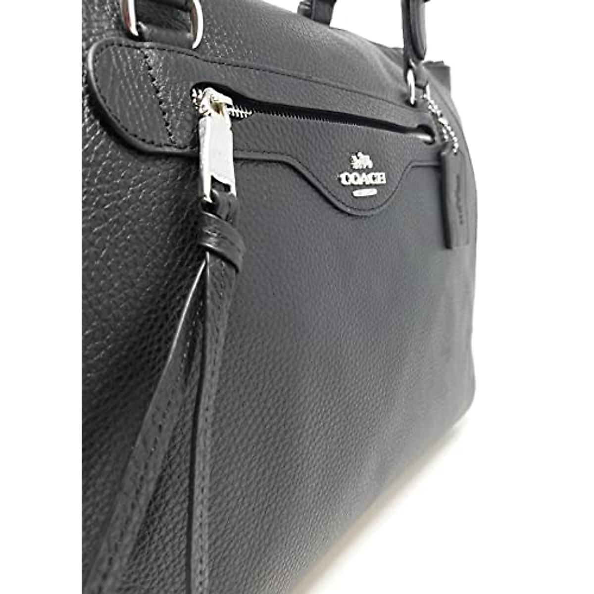 Coach Women's Kleo Caryall Shoulder Bag (Pebble Leather - Black)