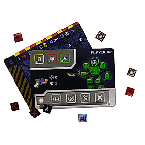 Giga Mech Games The Blue Collection - A Collection of Three Micro Games - One Card Dungeon, Insert Coin to Play, and Cyberdoom Tower
