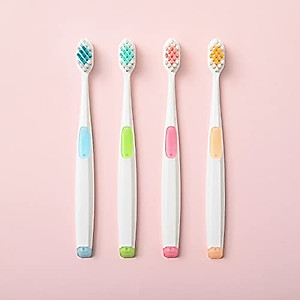 GoodUping Fine Silk Toothbrush for Sensitive Teeth, 10000 Bristles Nano Toothbrush, Extra Soft Toothbrush for Adult, Pregnancy and Junior.(8 Count)