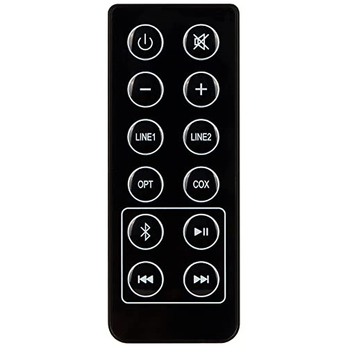 RC10E Replacement Remote Control Applicable for Edifier Bookshelf Speakers R1280DB