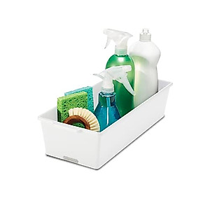 madesmart Antimicrobial Classic Large Deep Bin, White