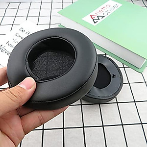 Adhiper Thresher Ear Pads Replacement Earpads Ear Cushion Compatible with Razer Thresher Ultimate Dolby 7.1 Surround Sound Gaming Headphones (Black)