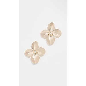 SHASHI Women's Blossom Earrings, Gold, One Size