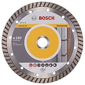 Turbo diamond disc Bosch Standard for Universal multimaterial 180 x 22.2 x 2.5 x 10 mm