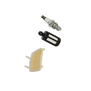 Air Filter Service Fuel Filter and Spark plug Kit Lawn Mower Replacement Parts Set fit for Stihl MS171, MS171C, MS181, MS181C, MS211 and MS211C Chainsaw Models