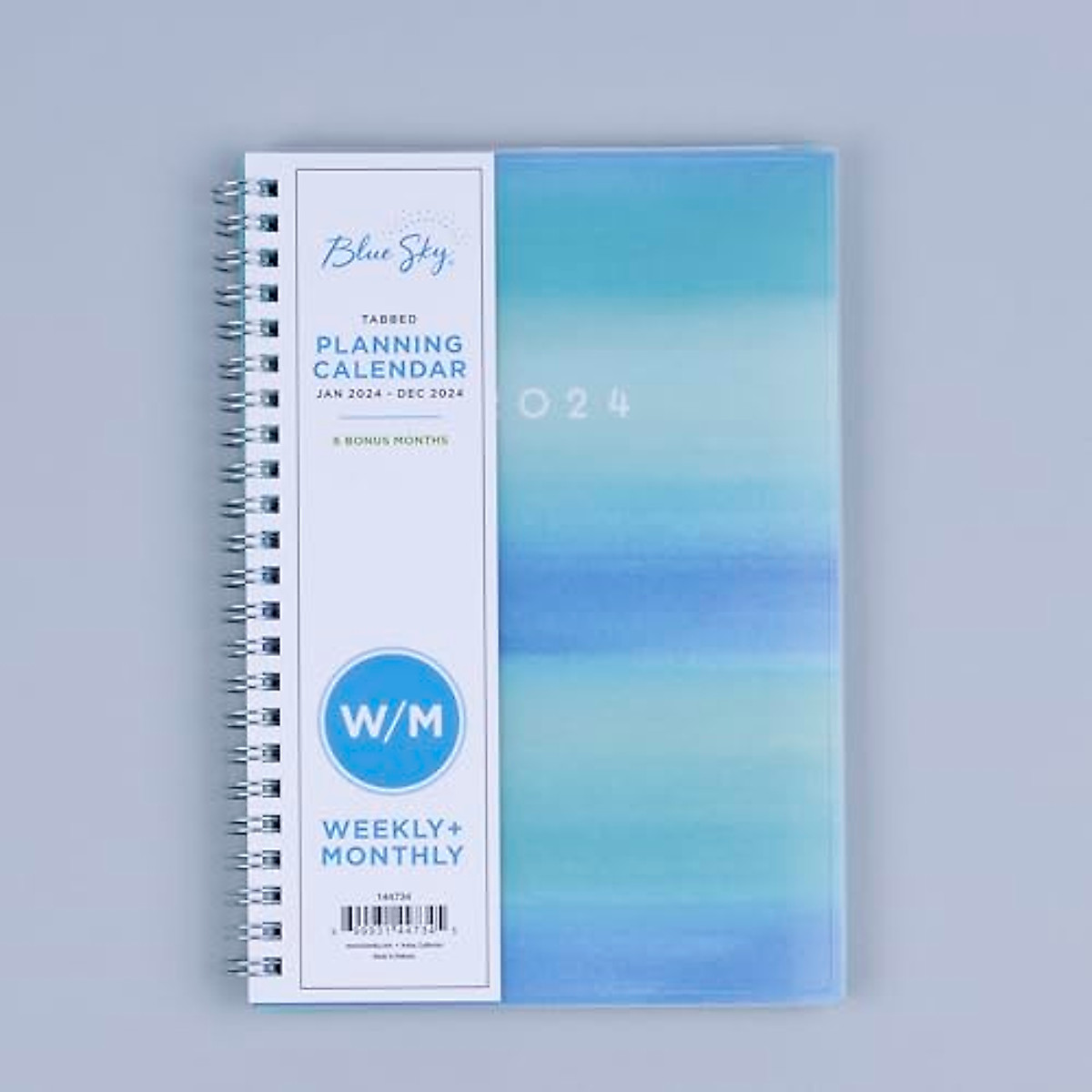 Blue Sky 2024 Weekly and Monthly Planner, January - December, 5" x 8", Frosted Cover, Wirebound, Chloe (144734)