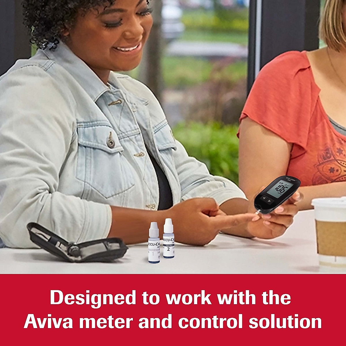 Accu-Chek Aviva Diabetes Control Solution for Diabetic Blood Glucose Monitoring (Level 1 & 2 for Aviva Test Meters)