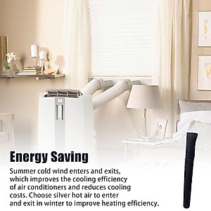 Portable Air Conditioner Hose Cover Wrap, Insulated AC Hose Cover, Universal Fit Both 5 inch and 5.9 inch Diameter Exhaust Duct Vent, Easy Installation