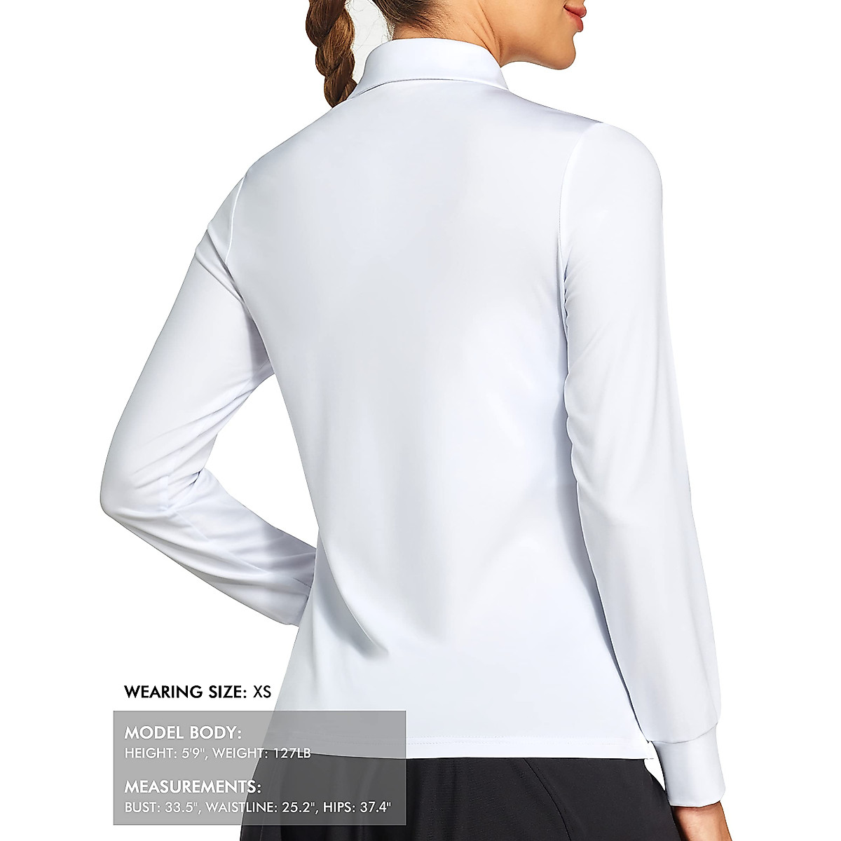 ISEEGZ Golf Polo Shirts for Women, Women's Long Sleeve Shirt Blouses, Dressy and Casual Women's Tops for Daily Work Sports, Comfortable Fitted & Quick Dry Apparel