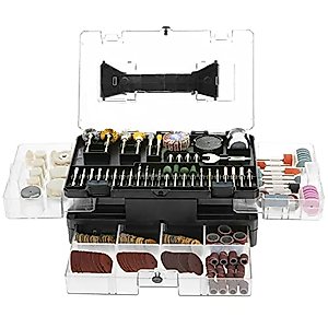 Rotary Tool Accessories, 378 PCS Power Rotary Tools Accessories Kit for Multifunctional Tools Universal Accessories Easy for Cutting, Grinding, Polishing, Drilling and Engraving with Carrying Case
