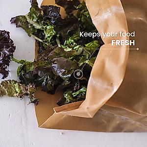 Less. Reusable Beeswax Lunch Bags, Size M (sandwich) Zero Waste Cotton Lunch Wrap, Plastic Free Alternative Storage Bag