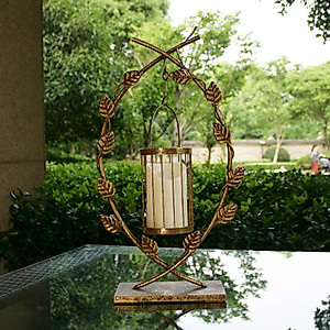 Flameless Outdoor Waterproof LED Pillar Candle with Remote Timer Battery Operated Flickering Resin Candle Light for Halloween Christmas Wedding Party Centerpiece Decorations Supplies 3”x 5” 2-Pack