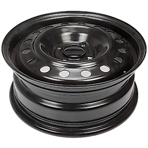 Dorman 939-115 15 X 6 In. Steel Wheel Compatible with Select Ford Models, Black