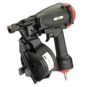 3PLUS HCN45SP 11 Gauge 15 Degree 3/4" to 1-3/4" Coil Roofing Nailer Pneumatic Roof Nail Gun