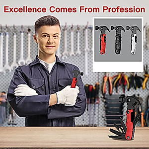 Unique Gifts For Men, WESTELY Multitool, 15 In 1 Survival Gear, 4 Screwdrivers Heads With Magnetic, Lock Function, Multi Tool Camping Gear, Christmas Birthday Gifts For Men, Firefighter Tools