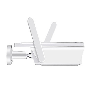 Security Camera Camera 1080P HD Wireless Outdoor Security Camera WiFi Solar Rechargeable Battery Power IP Surveillance Home Cameras Two Way Audio PIR Surveillance Camera with Spotlight ( Size : NO Car