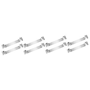 Happyyami 8 pcs griddle black stone grilling accessories tool holder spatula holder chef tools barbecue tool rack magnetic mat portable bbq barbecue spatula stand Arbor Metal Stainless steel