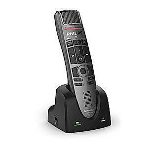 Philips SpeechMike Premium Air Wireless Dictation USB Microphone, Push-Button