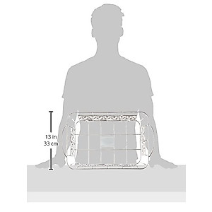 Hanna K. Signature Roaster Size Silver Wire Pan Holder 1 Pc, Chrome