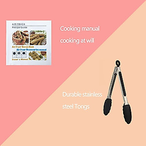 8 Inch Air Fryer Accessories 17Pcs Compatible with Chefman,Ninja,Gourmia,Cosori,Power XL,Instant Vortex Air Fryer,Fit All Above 4.2Qt Air Fryer,Oven Accessories