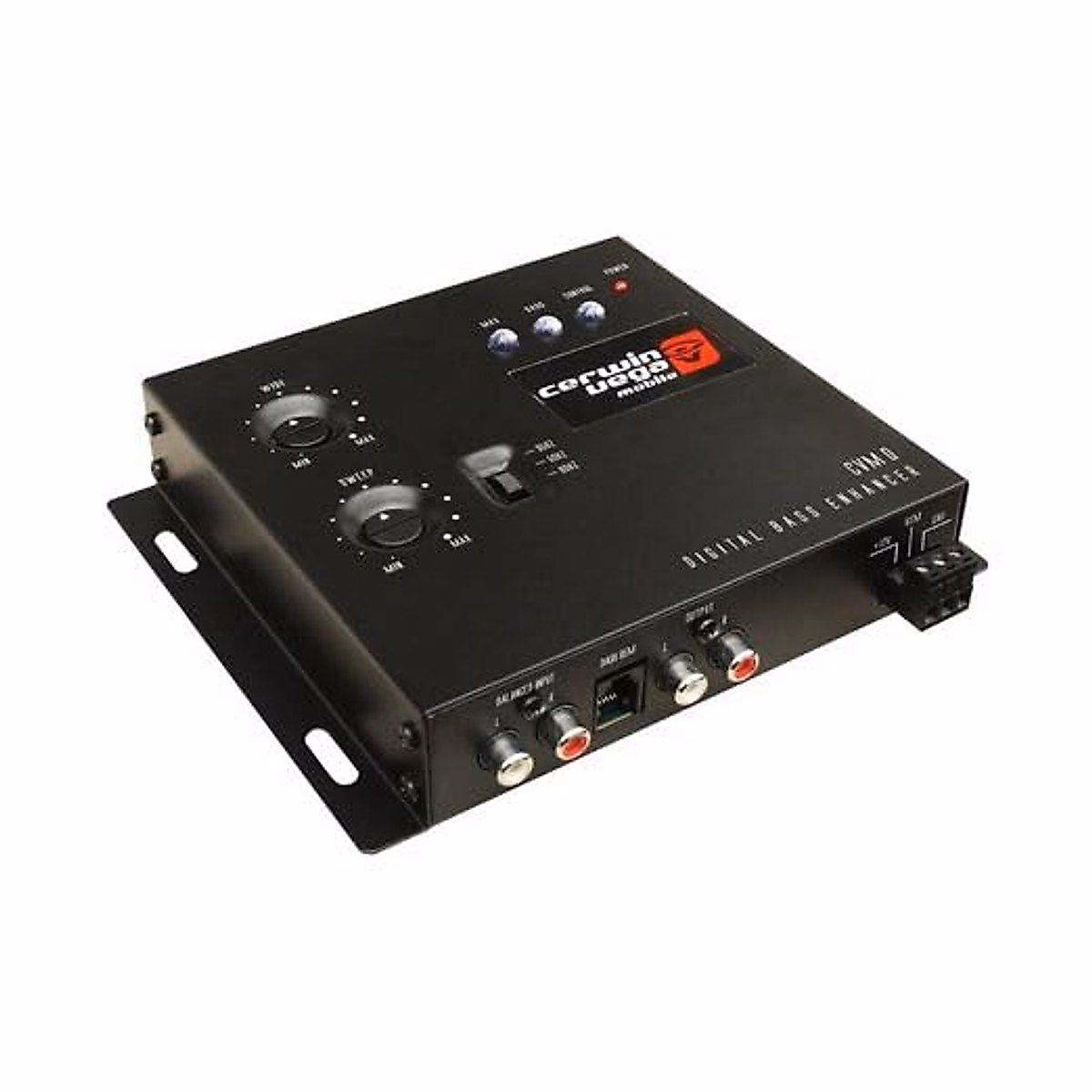 Cerwin Vega Vega Series Digital Bass Enhancer - Ultimate Car Audio System Accessory for Deep Bass, Includes Dash Remote Control, Bass Knob, Subsonic Filter, 15V RMS - Enhance Your Car Audio CVM0