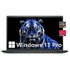 Dell [Windows 11 Pro] Inspiron 3515 Business Laptop, 15.6''HD Display, AMD Ryzen 5 3450U, 16GB RAM, 1TB HDD, HDMI, WiFi, SD Card Reader, Full-Size Keyboard, Numeric Keypad, Long Battery Life, Black