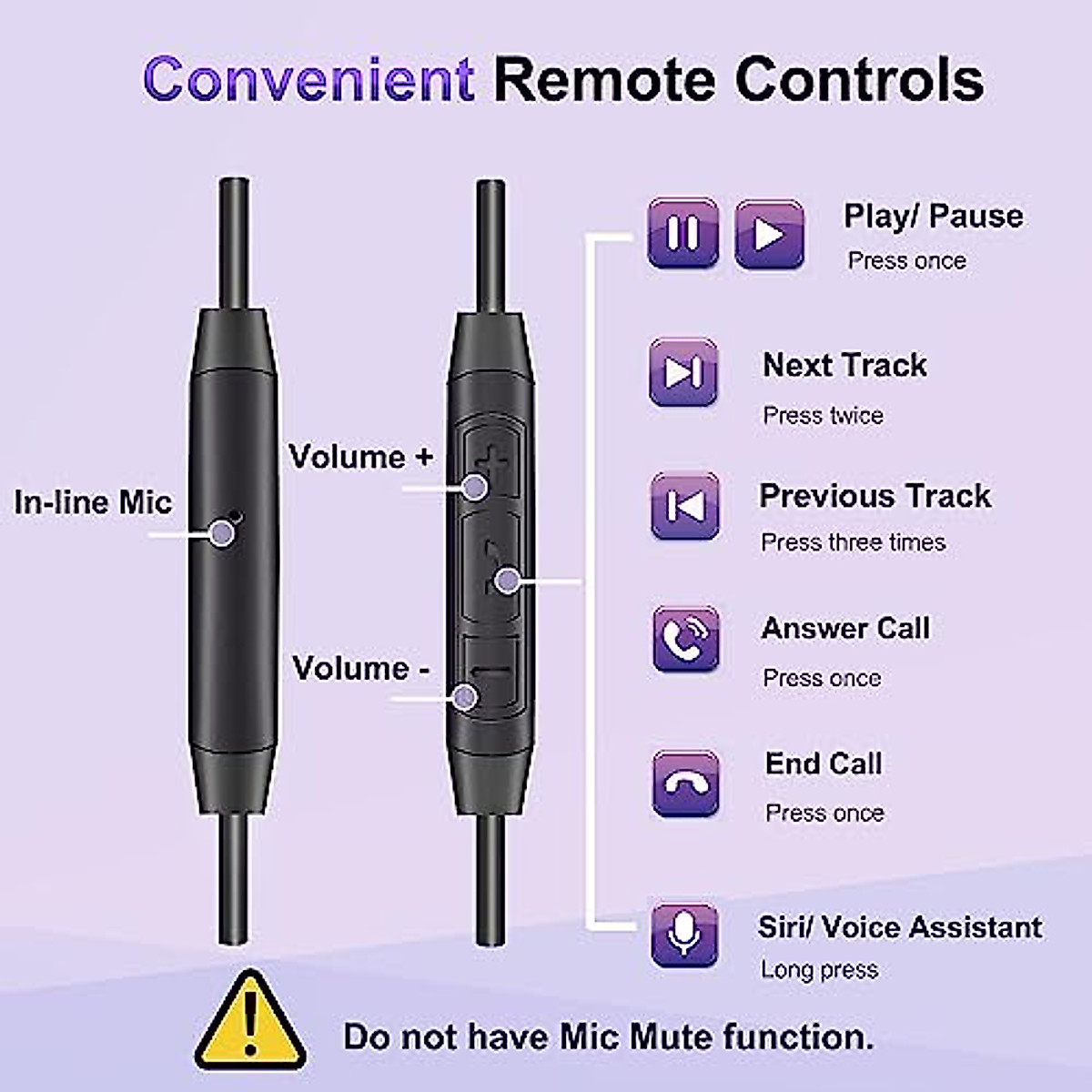 Replacement Audio Cable for Bose Headphones Cord Wire 3.5mm to 2.5mm Compatible with Bose 700 Quietcomfort QC25 QC35 QC35II QC45 OE2 OE2i SoundTrue JBL Tune 710BT with in-line Mic & Volume Control