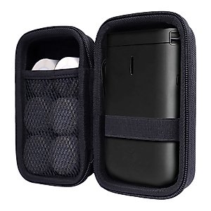 khanka Hard Storage Case Replacement for MUNBYN Bluetooth Label Maker/NiiMbot D11 Portable Wireless Connection Label Printer/Label Maker Machine, Case Only (Black)