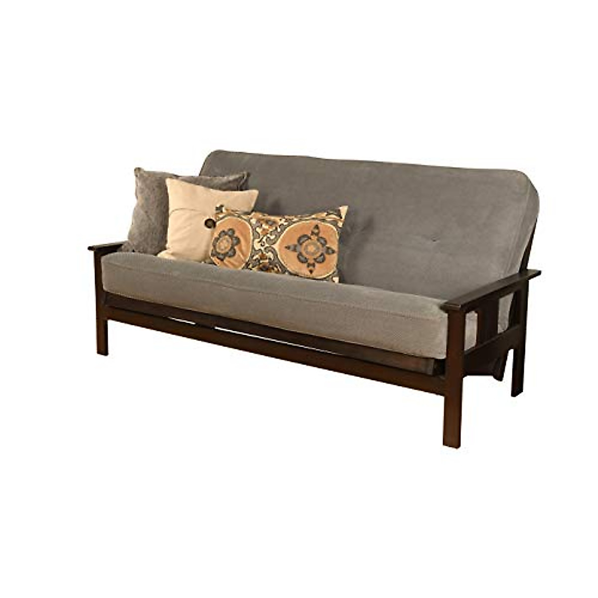 Kodiak Furniture Monterey Frame with Fabric Mattress in Marmont Blue/Espresso