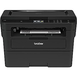 Brother HL-L2395DW Series All-in-One Monochrome Laser Printer - Print Scan Copy - Auto Duplex Printing - 36ppm, 2400 x 600 dpi, 250-sheet -2.7" Color Touchscreen - Hi-Speed USB, Wulic Printer Cable
