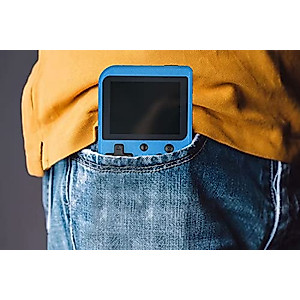 Anyando Handheld Game Console, Portable Retro Video Game Console with 500 Classical FC Games, 3.0-Inches Color Screen, 1020mAh Rechargeable Battery Support for Connecting TV and Two Players(Blue)