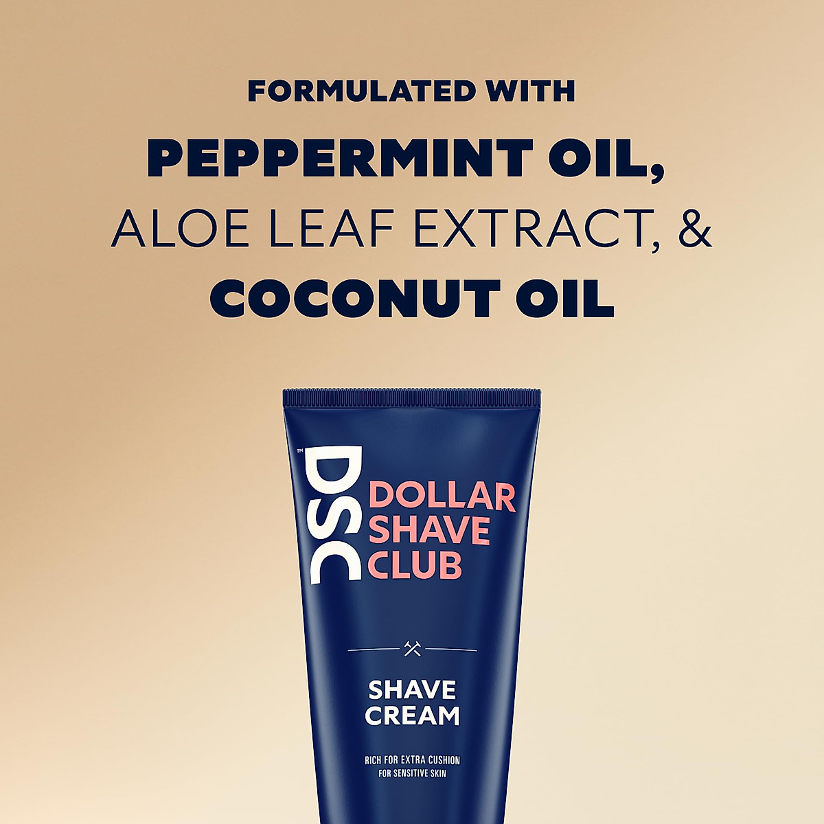 Dollar Shave Club | Shave Cream 6 ounce (2 Pack) | Hydrating Shaving Cream for Sensitive Skin