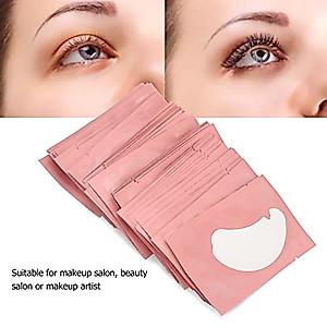 100Pcs Under Eye Pads, U Shaped Eyelash Extension Eye Pads Patches Tools Eye Gel Pads Patches Kit for Makeup Beauty Salon