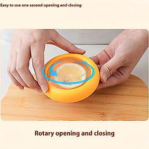 PYNASA 4 Pack Silicone Fruit and Vegetable Storage Containers Box for Fridge, Keep Fresh, Anti-oxidation, Ideal for Veggie, Onion, Garlic, Lemon, Tomato, Avocado, Refrigerator