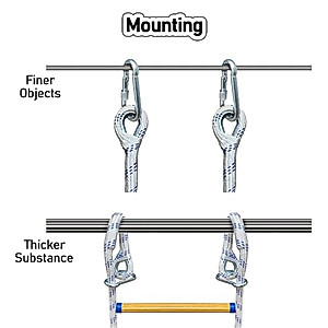 Ladder Safety Rope Escape Ladder with Lifesaving Rock Climbing Home Engineering Rescue Rope Ladder Emergency Fire,3m/9.8ft