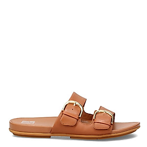 Fitflop Women's Slide Sandals, Light Tan, 7