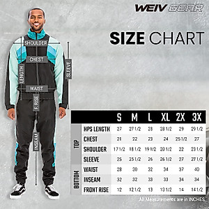 WEIV GEAR Men’s Tracksuit Set – 2 Piece Outfit Casual Active Full Zip Up Windbreaker Jacket and Drawstring Joggers Sweatpants SET509/709 RED L