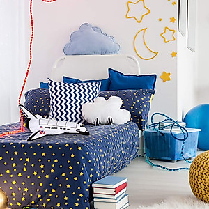 ArtCreativity Stuffed Space Shuttle - 14" Soft Cuddly Astronaut Toy for Kids, Easter Basket Stuffer, Birthday Gift