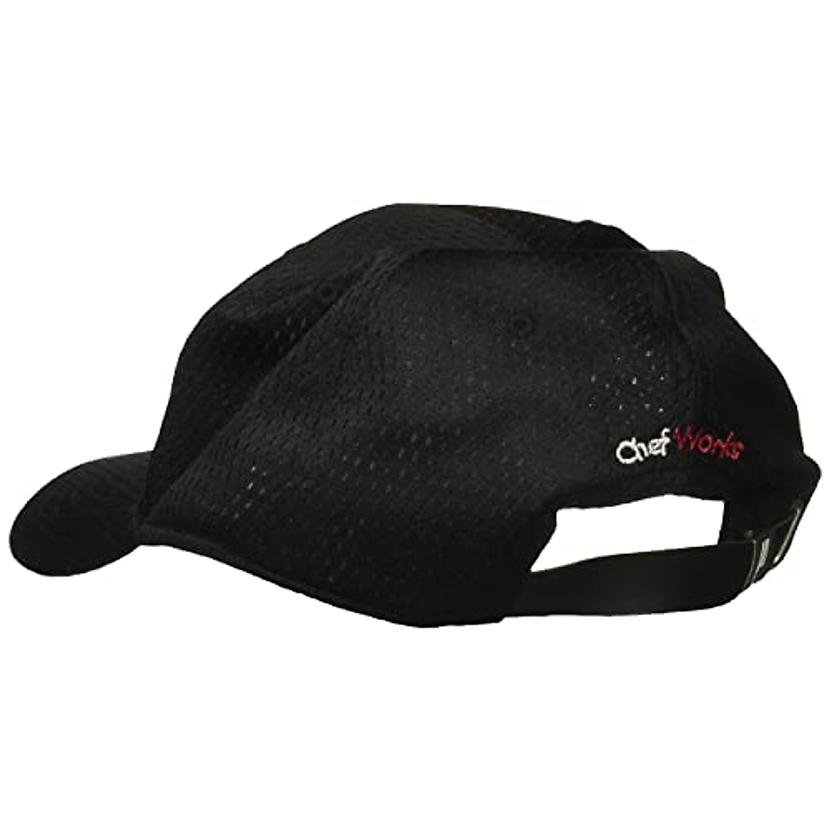 Chef Works unisex adult Logo Cool Vent Baseball Cap, Black, One Size US