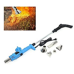 OUKANING Portable Electric Thermal Weeder 2000W Compact Weed Burner for Garden Weed Torch Maximum Temperature 650℃