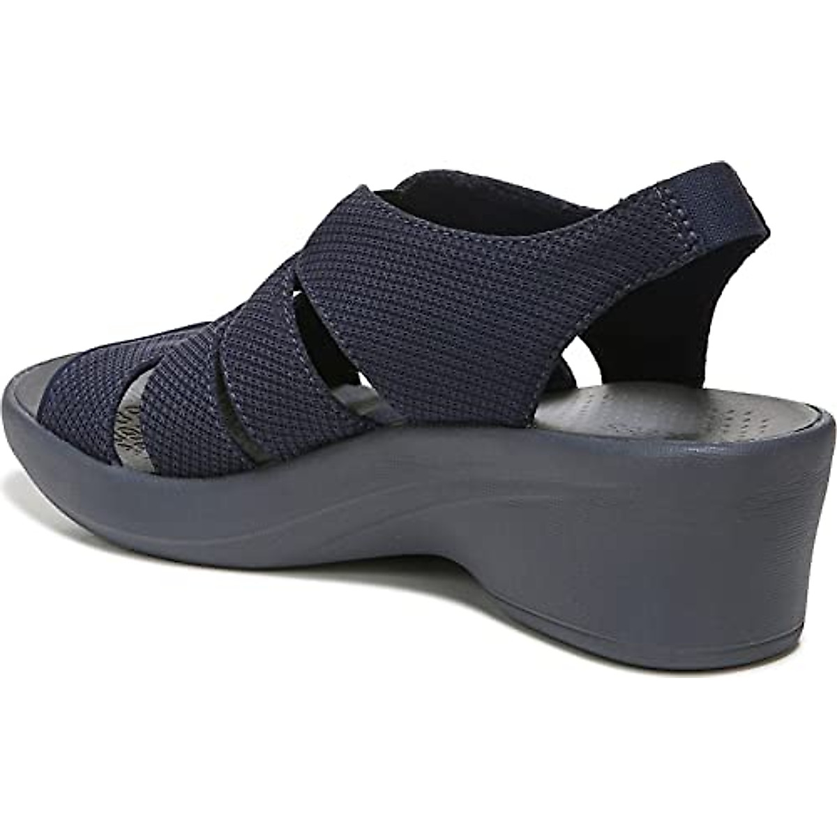 BZees Womens Finale Sandal Navy 8 M