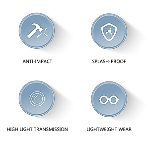 SooGree Sports Glasses for Adults,Protective Eyewear Sunglasses Polarized Sports Cycling Glasse,Anti Fog Shock Absorption with Adjustable Strap(Grey frame White pad