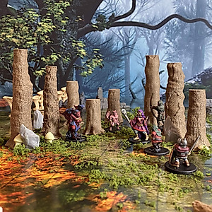 Extruded Gaming Rosewood Trees Set 3