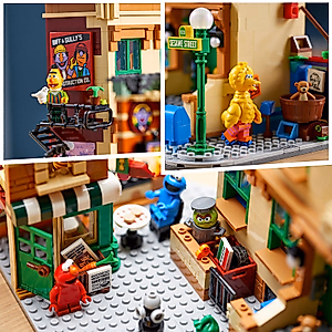 LEGO Ideas 123 Sesame Street 21324 Building Kit; Awesome Build-and-Display Model for Adults Featuring Elmo, Cookie Monster, Oscar The Grouch, Bert, Ernie and Big Bird, New 2021 (1,367 Pieces)