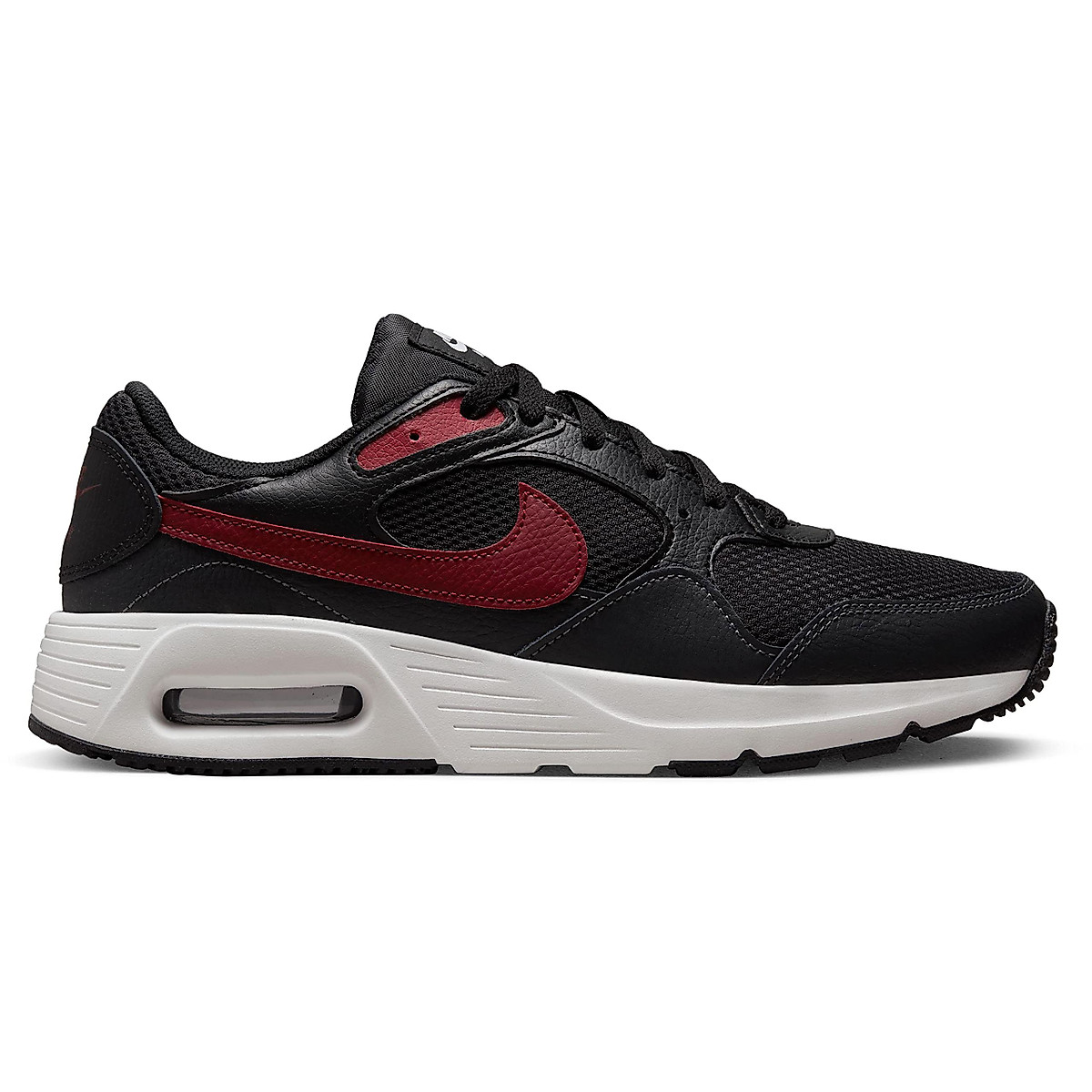 Nike Men's Air Max SC Running Shoes, Black/Team Red-Anthracite, 9 M US