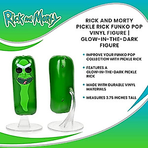 Funko San Diego Comic-Con 2019 Pop! Rick & Morty: Pickle Rick Glow-in The-Dark Vinyl Figure, Multicolor, 3.75"