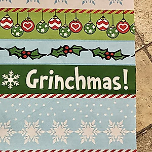 Kaufman Fabrics Robert How The Grinch Stole Christmas ADE 20274 223 Grinch 24inch Panel, 44 Inches
