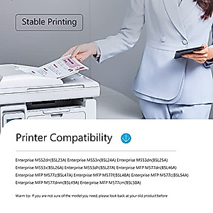 508A Toner Cartridge (4 Pack, 1BK/1C/1M/1Y) - UOTY Compatible 508A CF360A CF361A CF362A CF363A Toner Replacement for HP Enterprise MFP M577dn M577f M577c M577dnm M577cm Printer Toner (High Yield)